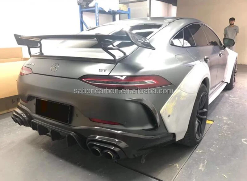 Mercedes Benz Amg Gt50 Gt53 Gt63 Carbon Fiber Rear Spoiler Wing, Double ...