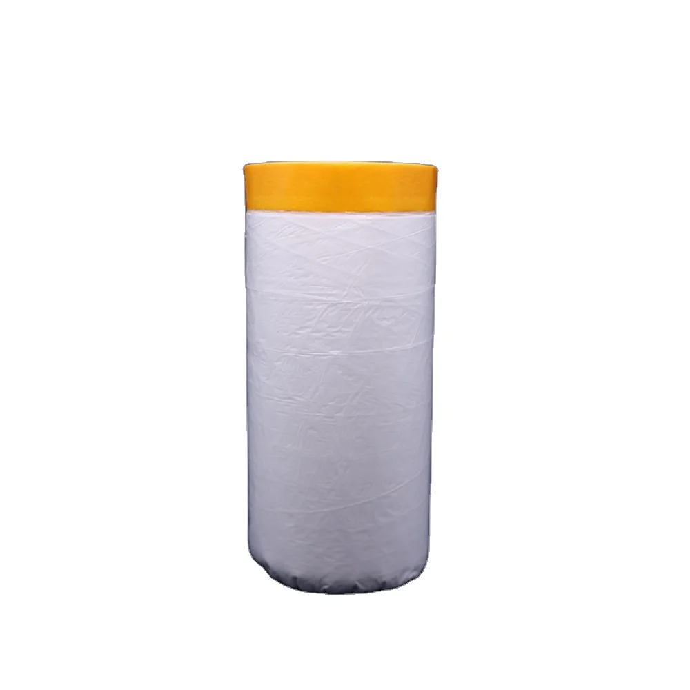 Pre-taped Plastic Automotive Plastic Masking Film - Buy Pre-taped ...