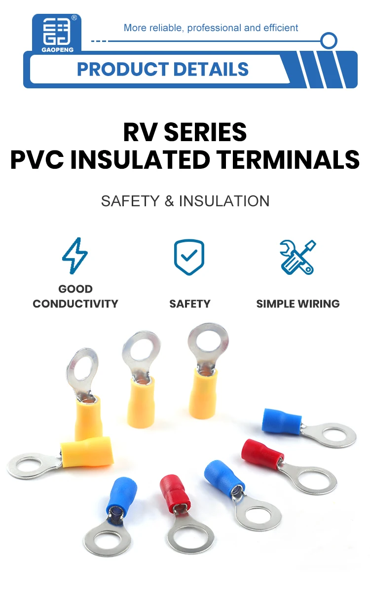 Gaopeng Factory RV Electrical Crimp Wire Copper Terminals Cable Lugs ...