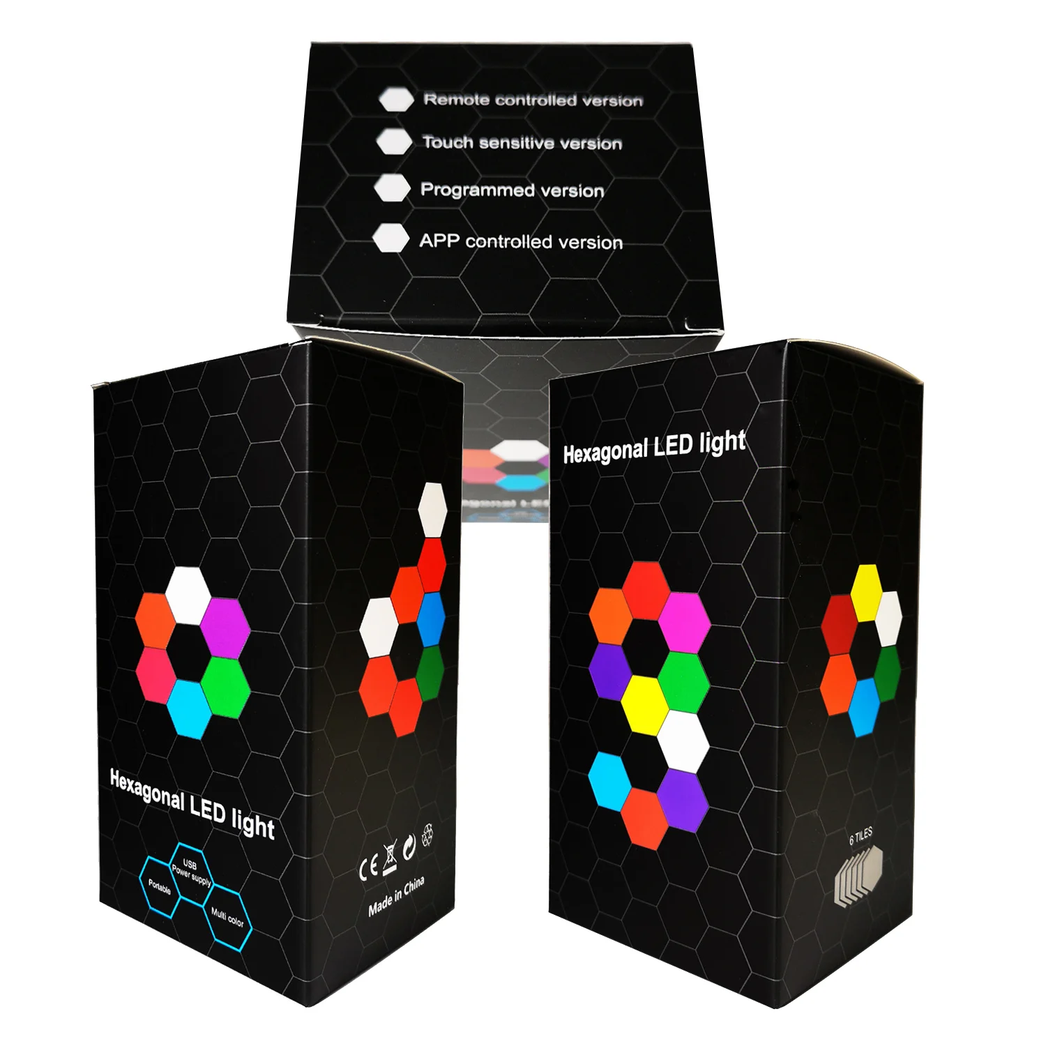 Rgb Quantum Light Smart Hexagon Lights Led Hexagonal Modular Lighting ...