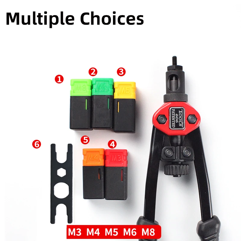 Riveter Gun Tool BT-606 - Efficient Hand Threaded Riveting