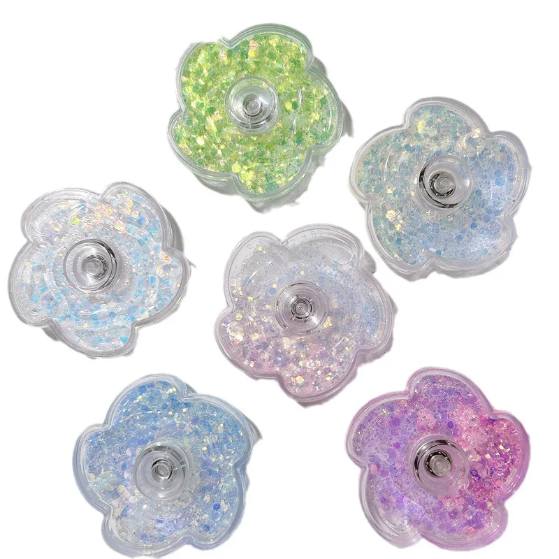 Quicksand Fidget Spinner Toys Cute Petals Sticky Chuck Colorful Fun ...