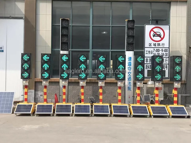 Handheld LED Traffic Warning Sign - Portable & Reflective