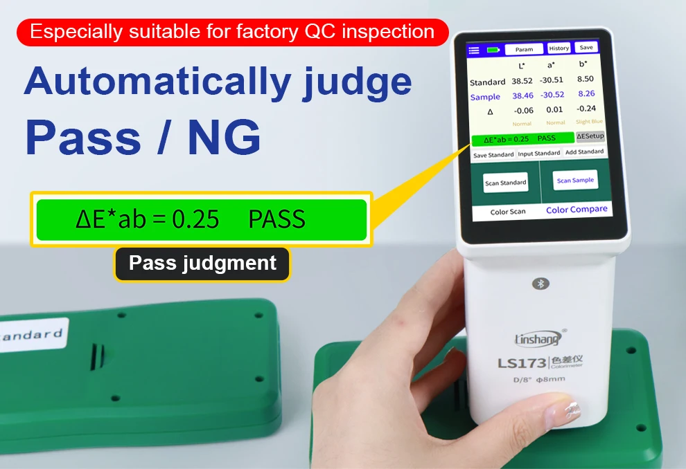 LS173 D/8 Portable Colorimeter for Accurate Color Measurement ...