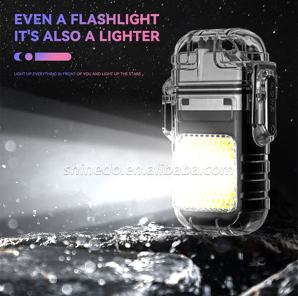 Shinedo LED Keychain Flashlight - IP65 Waterproof & Rechargeable