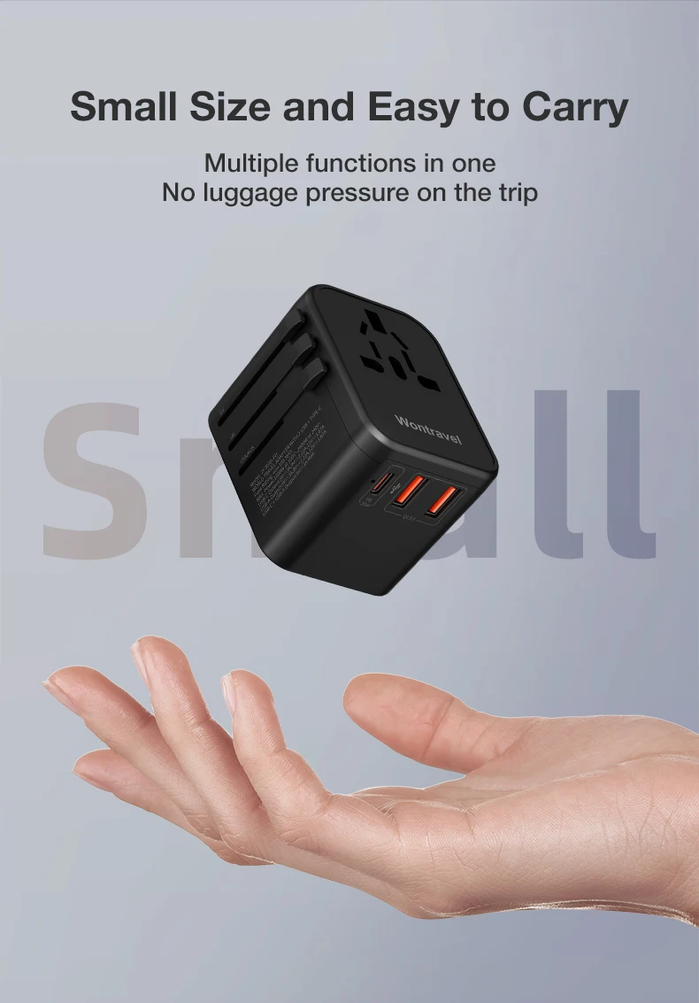 2400w Ac Plug Socket Multi Plug Adaptor Universal 4 In 1 Pd 20w Travel Adapter Charger - Buy ...