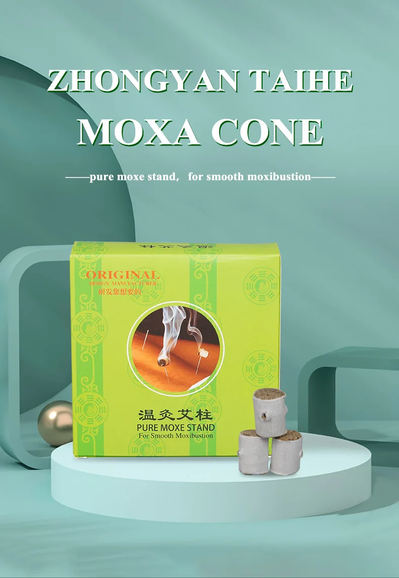 Chinese Handmade Moxa Long Fiber Pure Herbal Moxibustion Moxa Cone Moxa ...