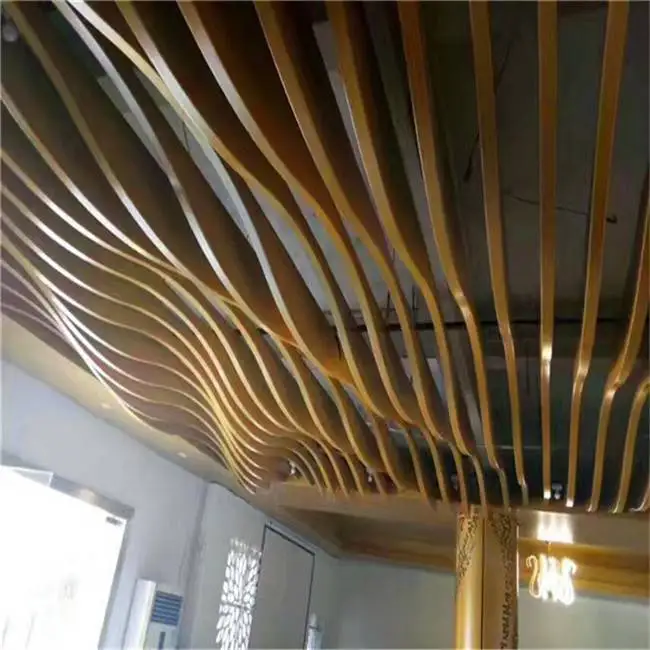 Metal Ceiling Design Acoustical Ceiling Baffles Wave-like Ceilings ...
