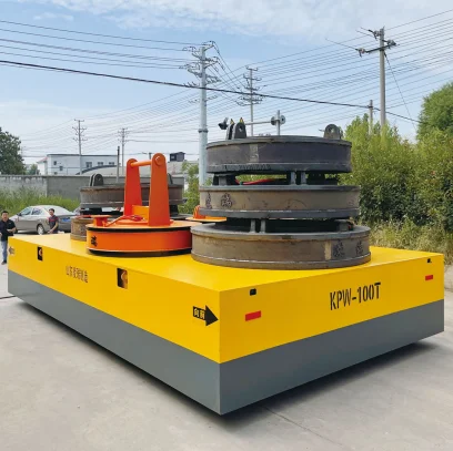 50t Battery Powered Remote Control Transfer Cart - JIAGONG