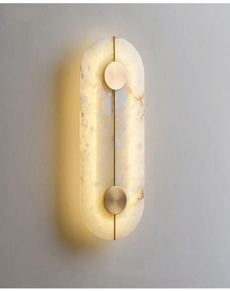 Golden Marble Wall Sconce Lamp - Modern Luxury Lighting
