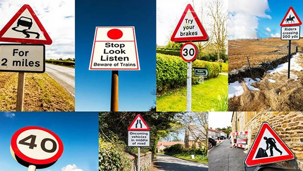 Road Signs Reflecting Traffic Signs Safety Signage Custom Aluminum ...