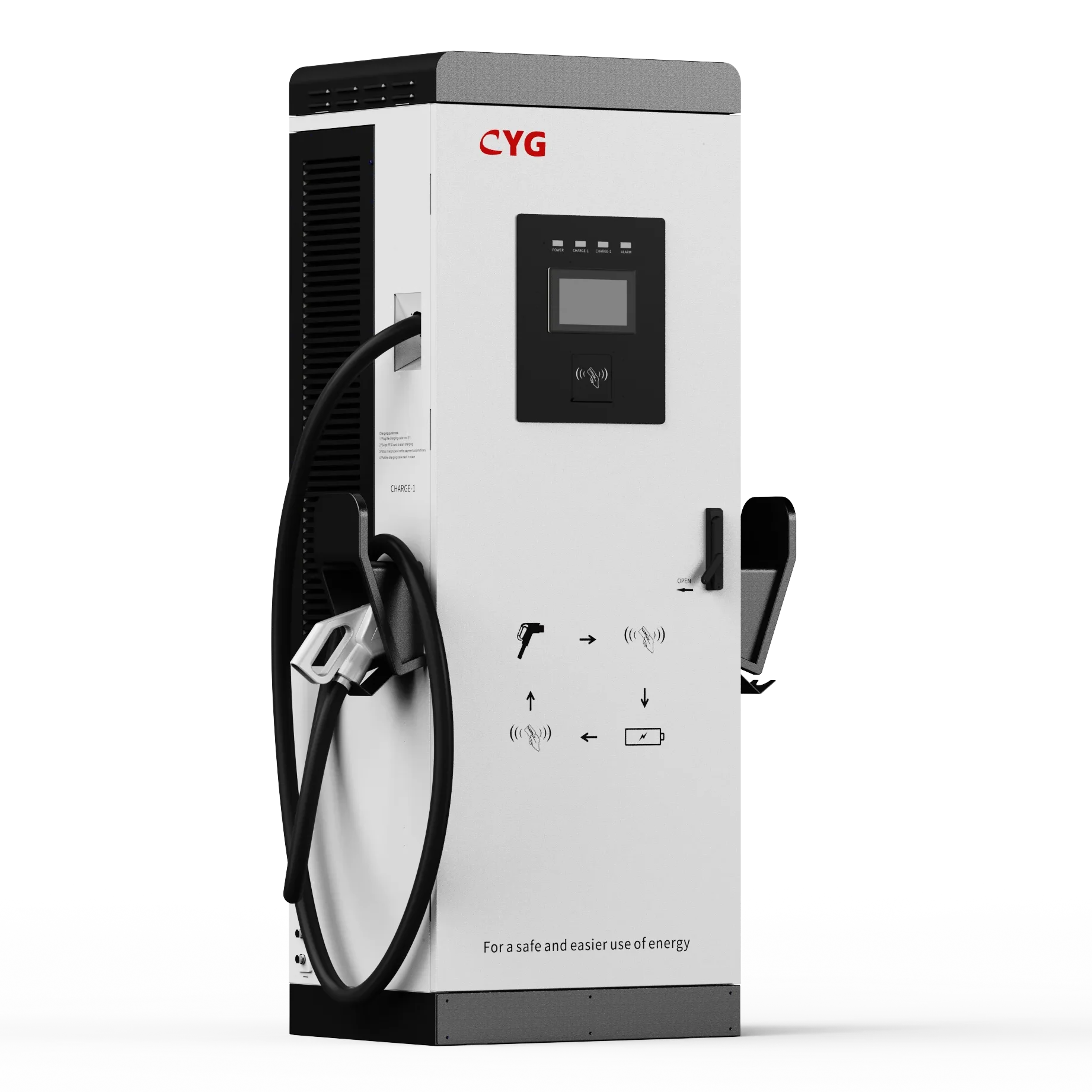 60kw Fast Dc Charging Station Floor-mounted Ev Charger For Electric Vehicles - Buy Dc Charging ...