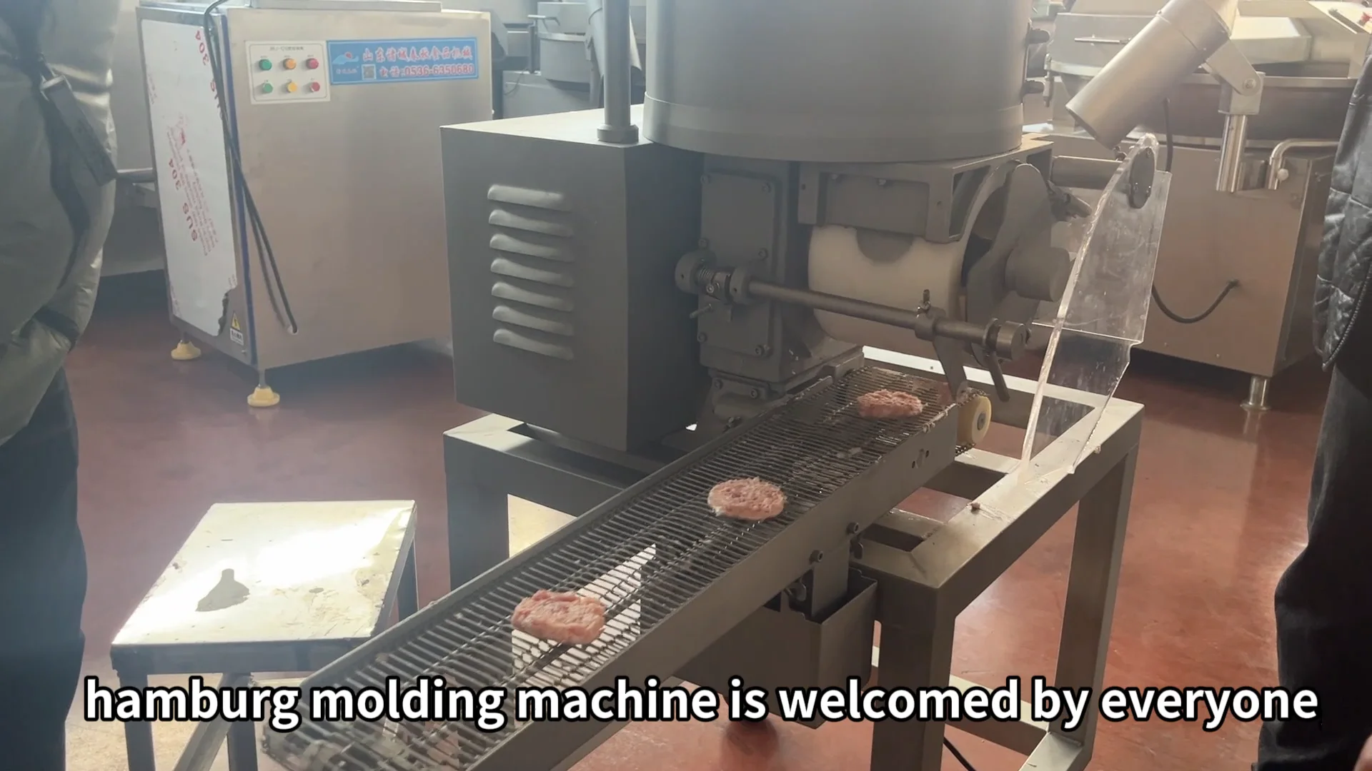 Automatic Beef Burger Hamburger Patty Forming Making Machine - Buy ...