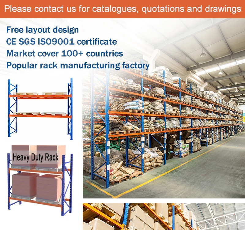 Warehouse Heavy Rack Pallet Rack Store Shelf Warehouse Racking System ...