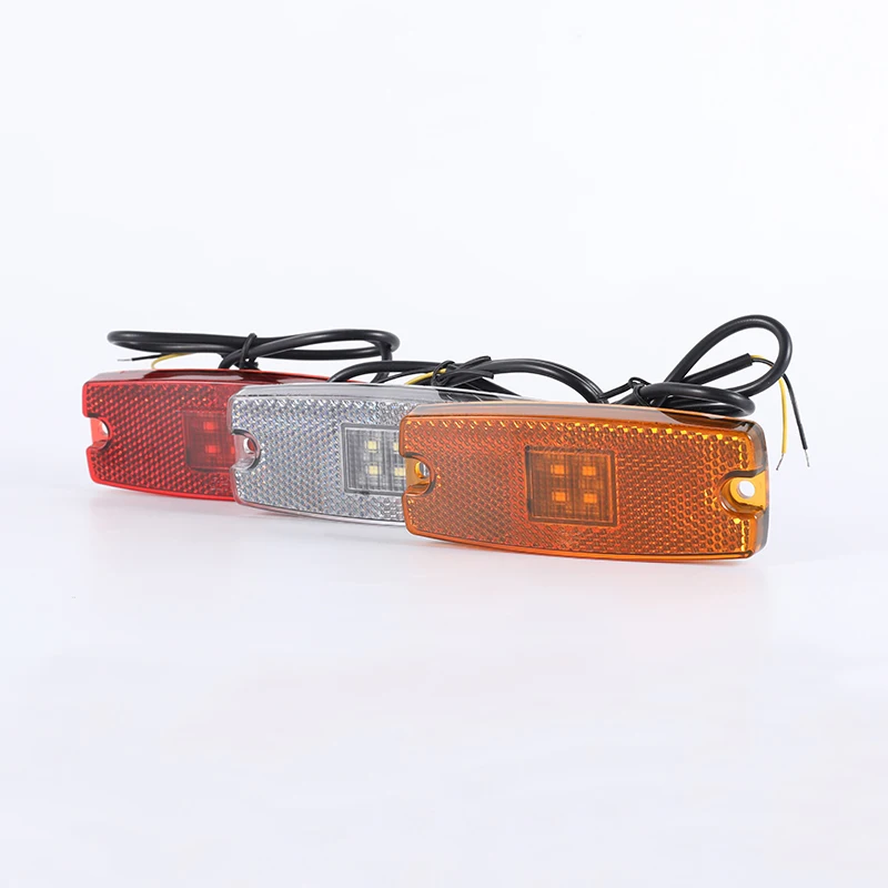 Dot Emark Trailer Clearance Side Marker Light With Reflector Led Truck ...