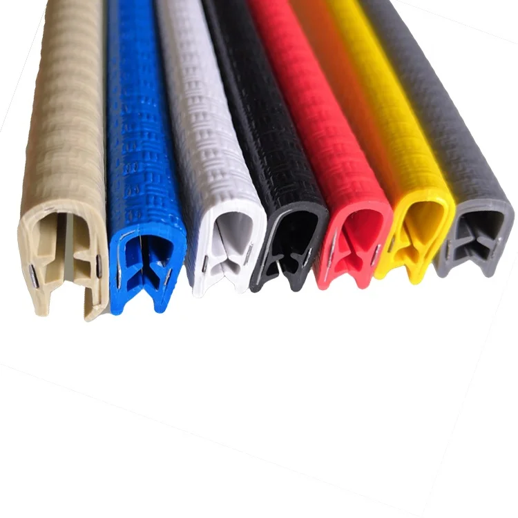 Flexible PVC Rubber U Channel Pinch Weld Edge Trim Sealing Strip With ...