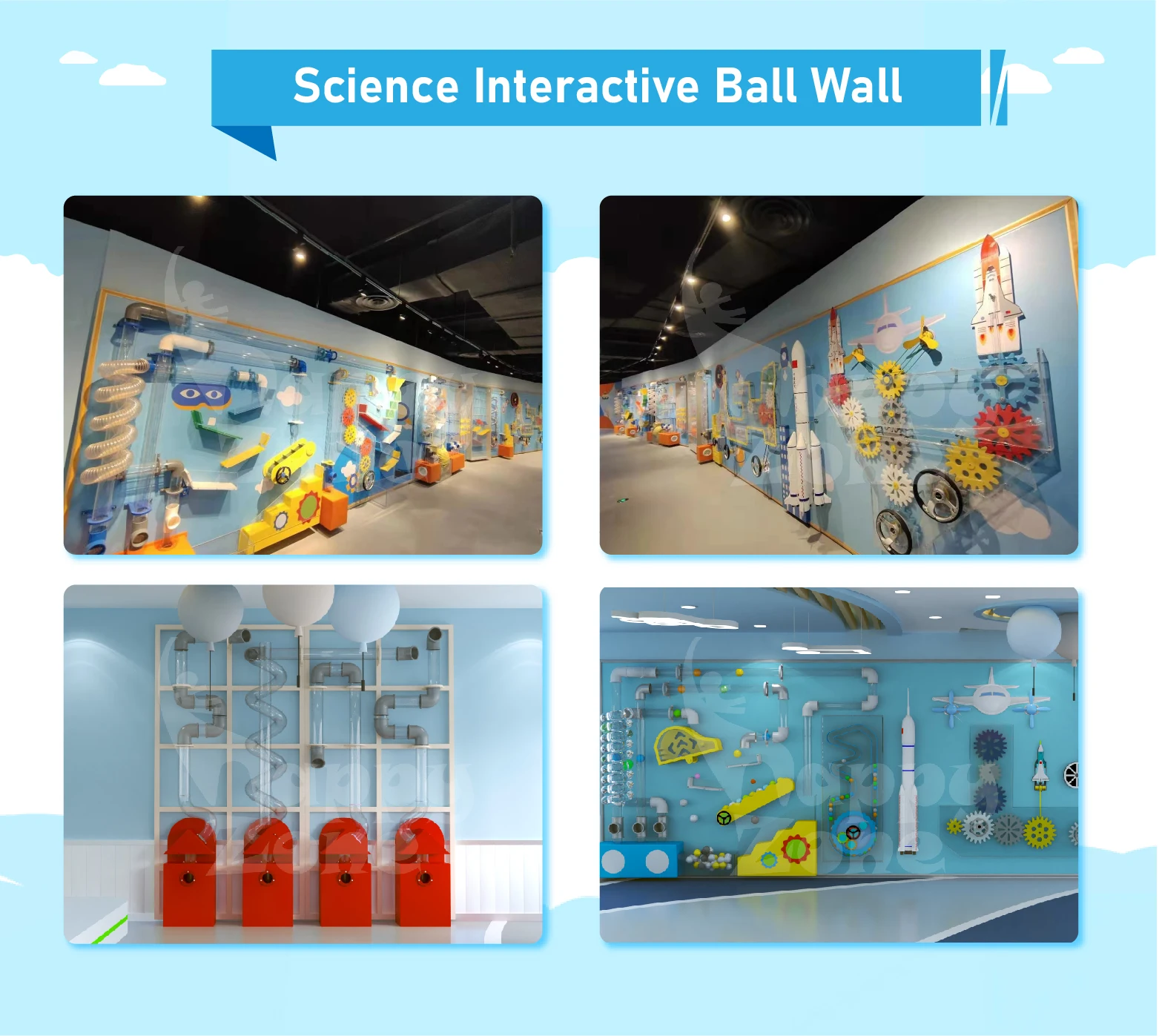 Customized Interactive Science Museum Exhibit Water Indoor Playground ...