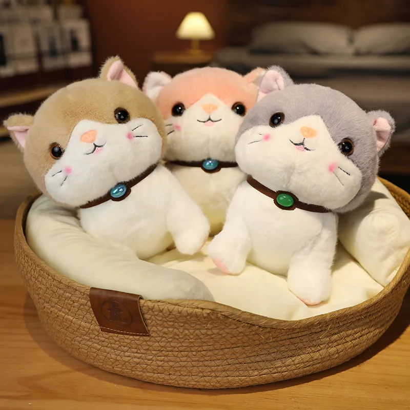 New Arrival Cartoon Cat Plush Doll Kawaii Cute Soft Toy Stuffed Cat ...