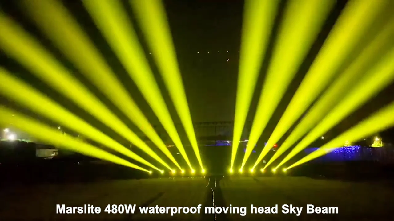 The Marslite High-powered Ip66 Outdoor 480w Sky Beam Waterproof Moving ...