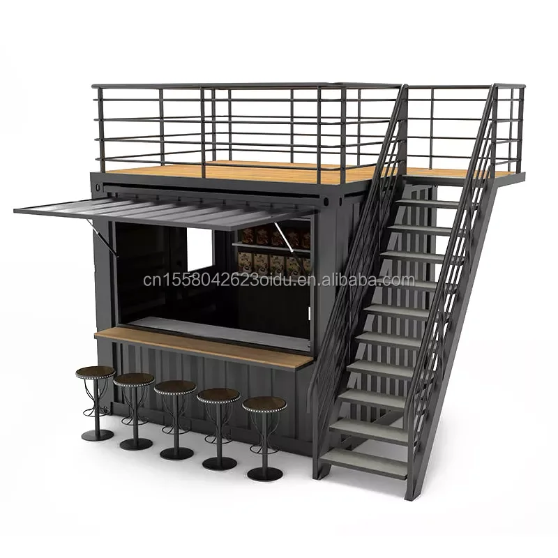 Luxury Pop-up Shop - Customized Coffee Booth in 10ft Container