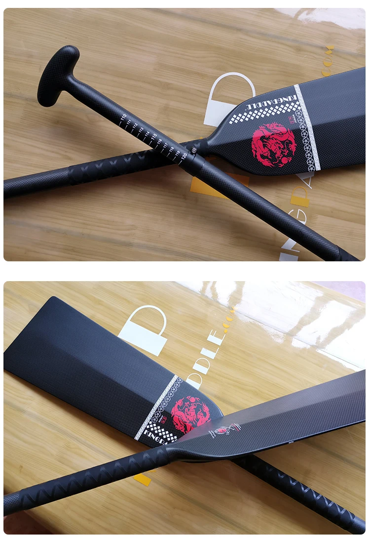Durable Carbon Fiber Dragon Boat Paddle - 130cm Max, OEM Available