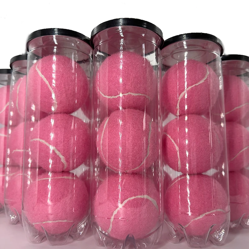 Custom Pink Padel Tennis Balls - Training Balls in Pink Color, Pack of ...