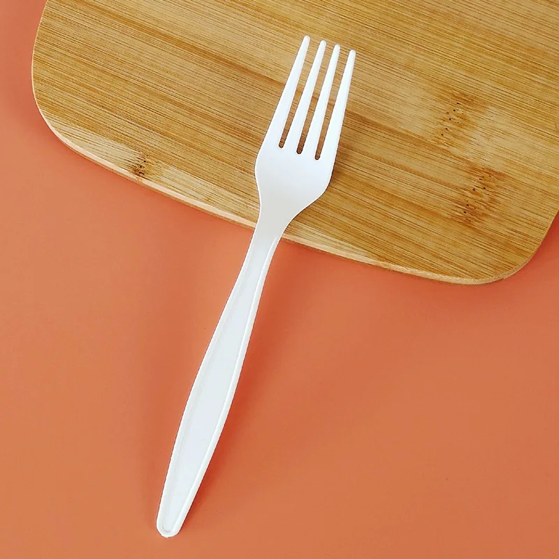 NEWELL Biodegradable Food Grade Compostable Disposable CPLA Fork Spoon Knife Flatware Sets Corn ...