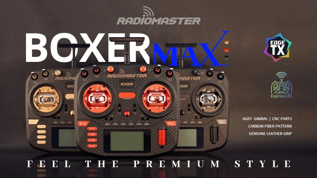 Rc Drone Remote Control Transmitter Radiomaster Boxer Max 2.4ghz Multi ...