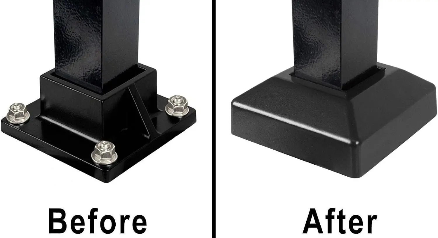 2inch Deck Post Base Cover Aluminum - Eco Friendly Solutions