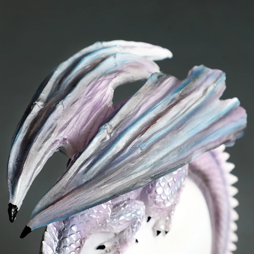 Oem Poly Resin Figurine Full Moon Dragon Customs Dragon Statue - Buy ...