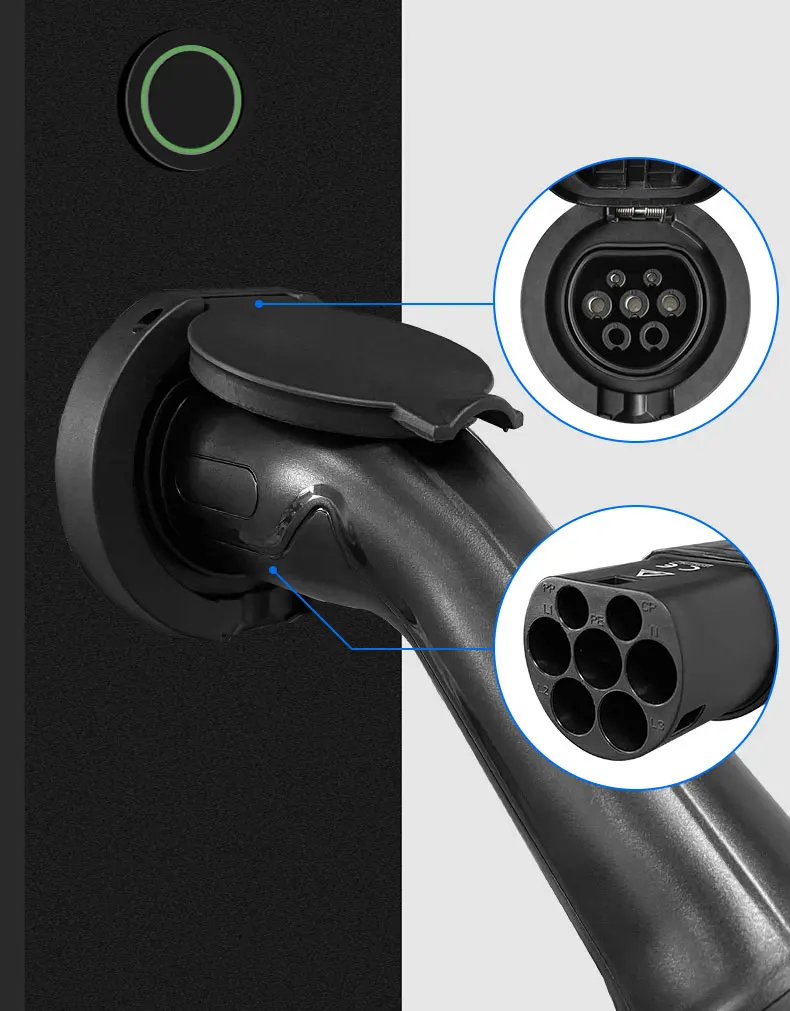 Mario Ev Cable Outlet Type 2 Socket 32a/480v Ac Charging Cable Iec62196 ...