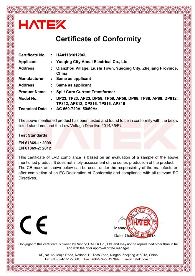 KCT Split Core Current Transformers - Precision and Customization
