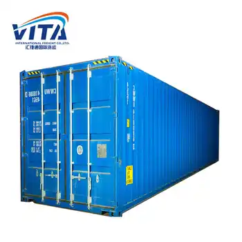 Container Van Used Shipping Container 40ft Hc 40 Open Side Container ...