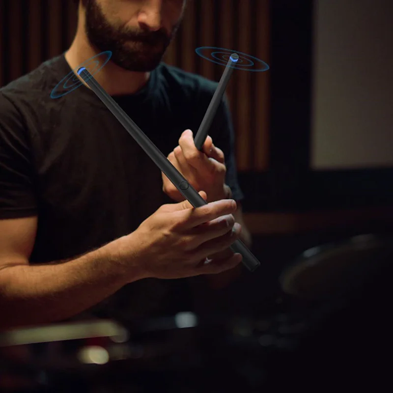 Somatosensory Drum Kit Electronic Drumsticks Virtual Air Drum Stick ...