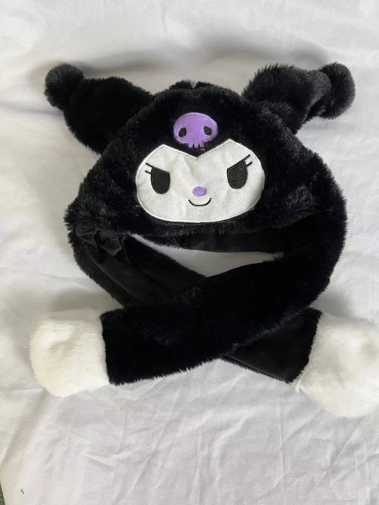 Kawaii Sanrio Hat Cinnamoroll Accessories Cute Plush Hat Keep Warm ...