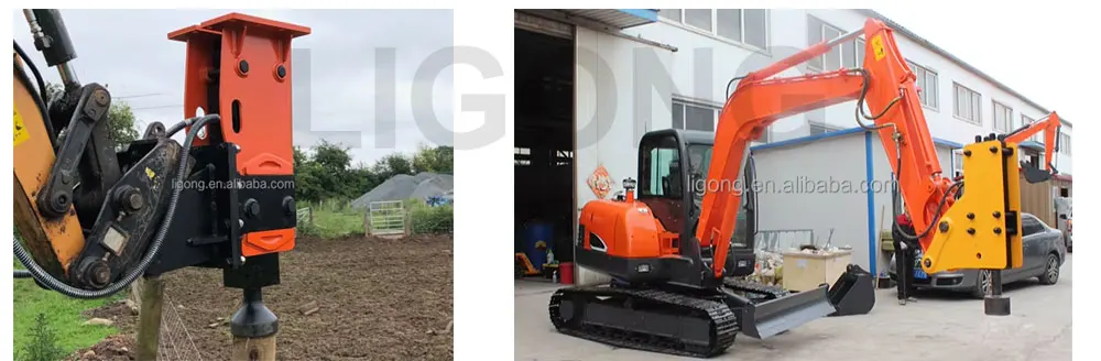 SK260 Vibro Hammer Sheet Pile - Hydraulic Vibro Hammer Machine - for ...