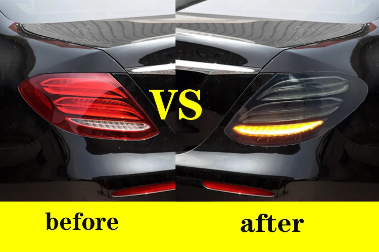 CY Style LED Taillight Assembly 2016-2018 Black Rear Light Tail Lamp ...