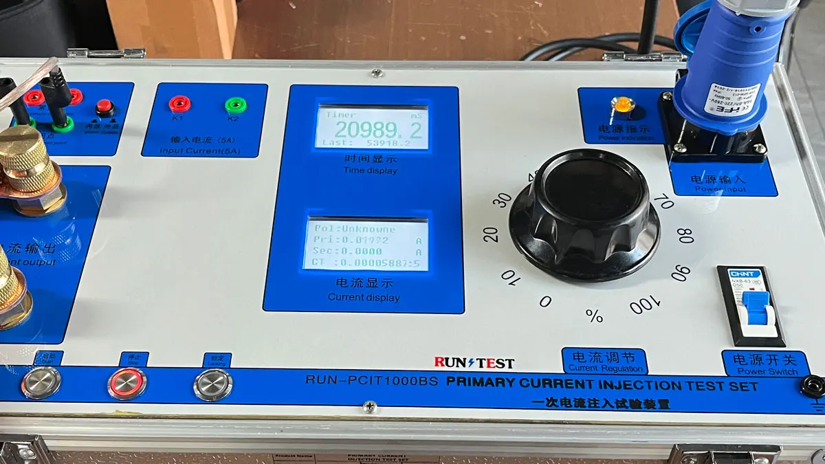 Primary Current Injection Test Set Primary Current Injector 1000a ...