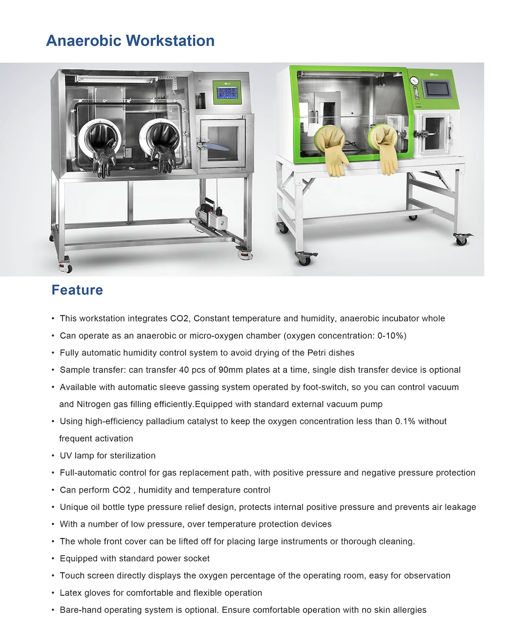 Labtex 477l Anaerobic Workstation Laboratory Stainless Steel Anaerobic ...