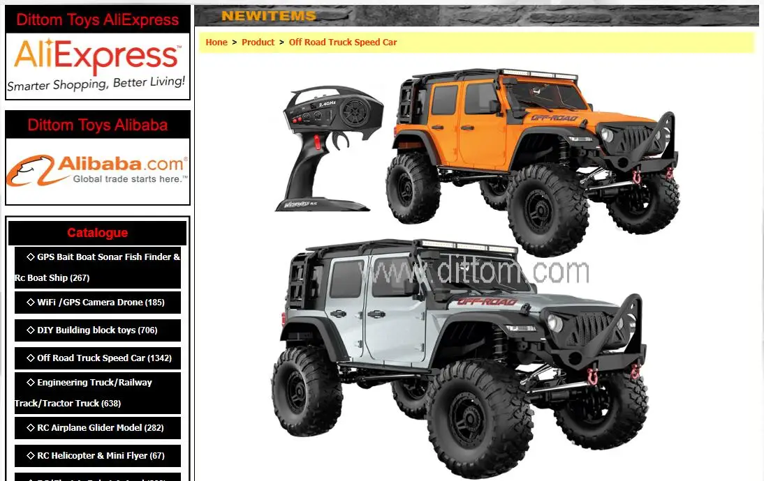 HB-R1011 1/10 RC High Speed off-Road Truck with LED Lights