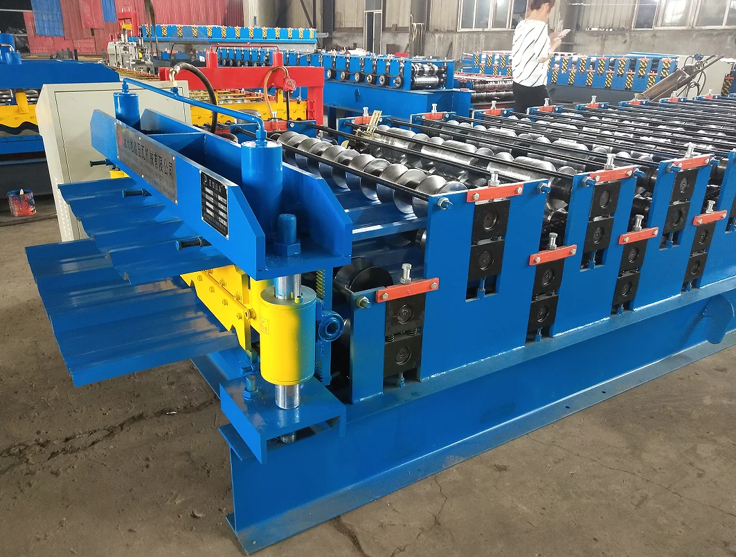 5 Rib Ag Metal Panel/ Pbr Panel Double Layer 36" Automatic Engine ...