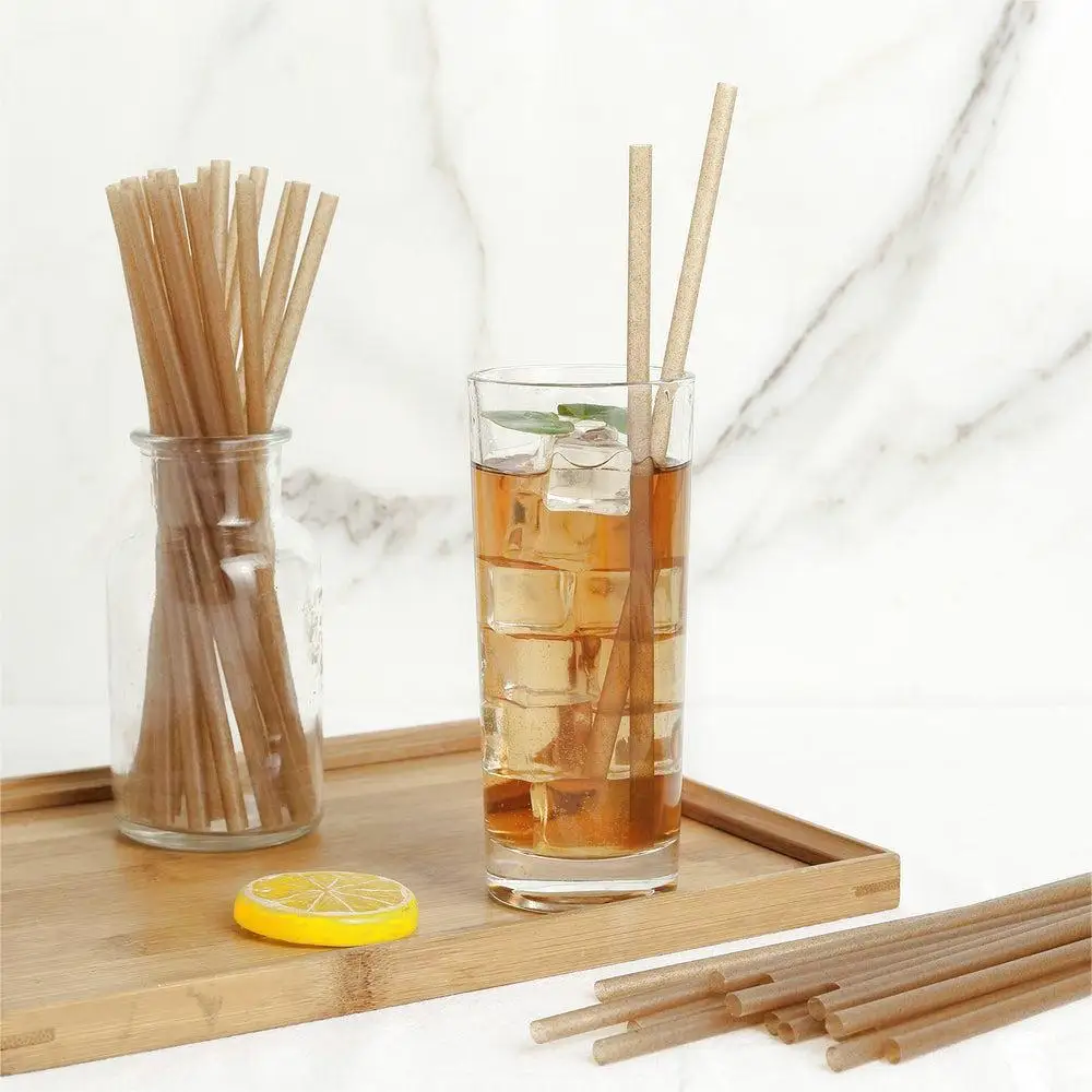 Eco-friendly Straws: Compostable Sugarcane Bagasse Straws