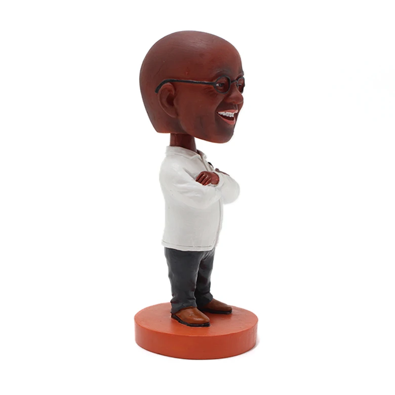 Polyresin Figurine OEM Handmade Cheap Bobble Head Moving Head Toy ...
