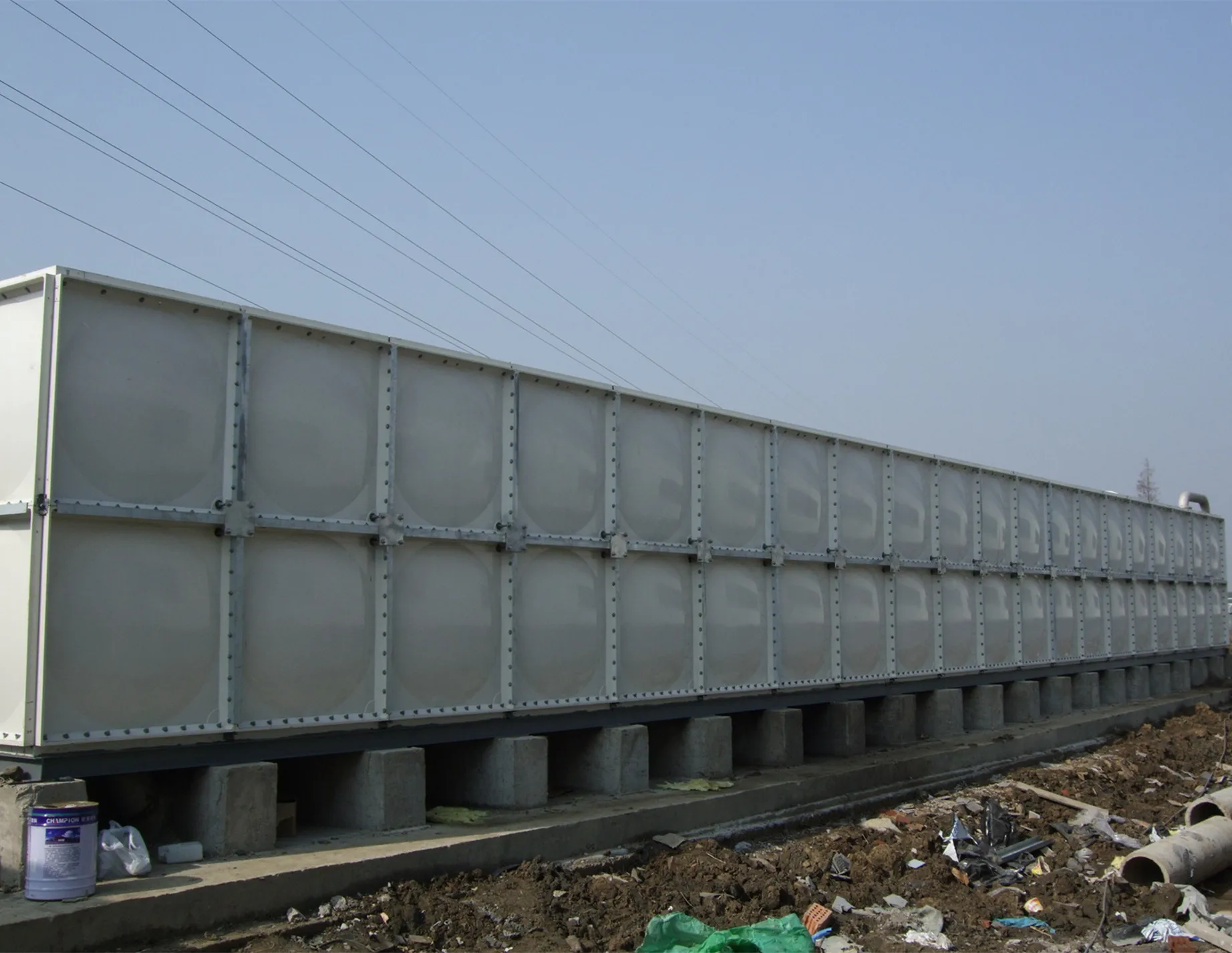 200000 Liter GRP Water Storage Tank - 1000 Gallon Cistern - OEM