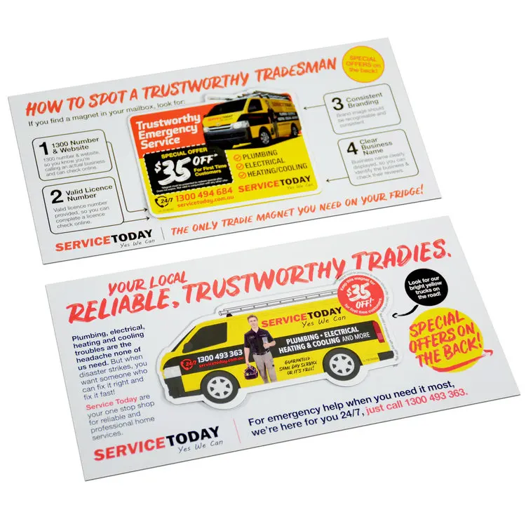 Custom Advertisement Magnet - Promotional Gifts Business Card Paper ...