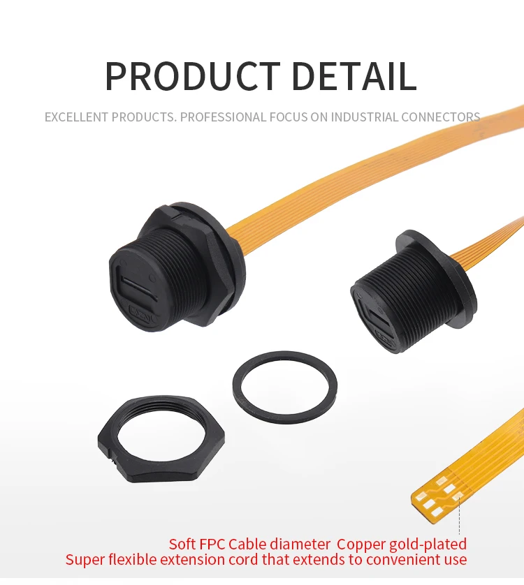 SIM TF Waterproof Connector - Reliable Back Mounted Socket