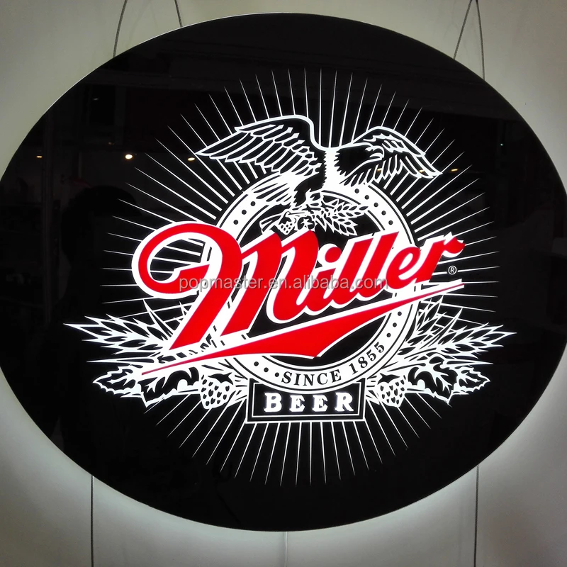 Custom Round Circle Shape Backlit Crystal Led Light Poster Frame ...