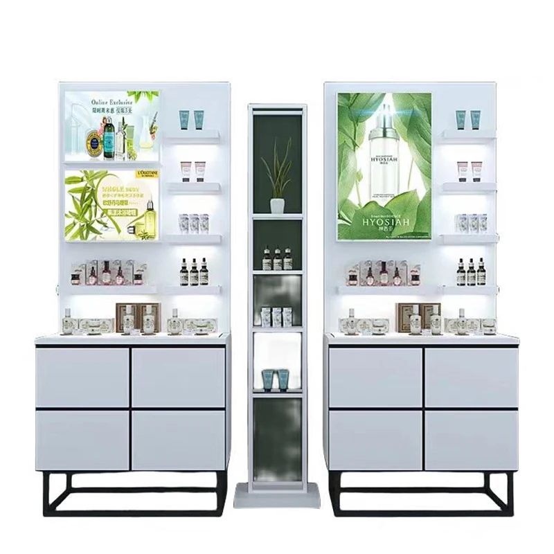 Beauty Salon Display Cabinet High-end Cosmetics Display Rack - Buy ...