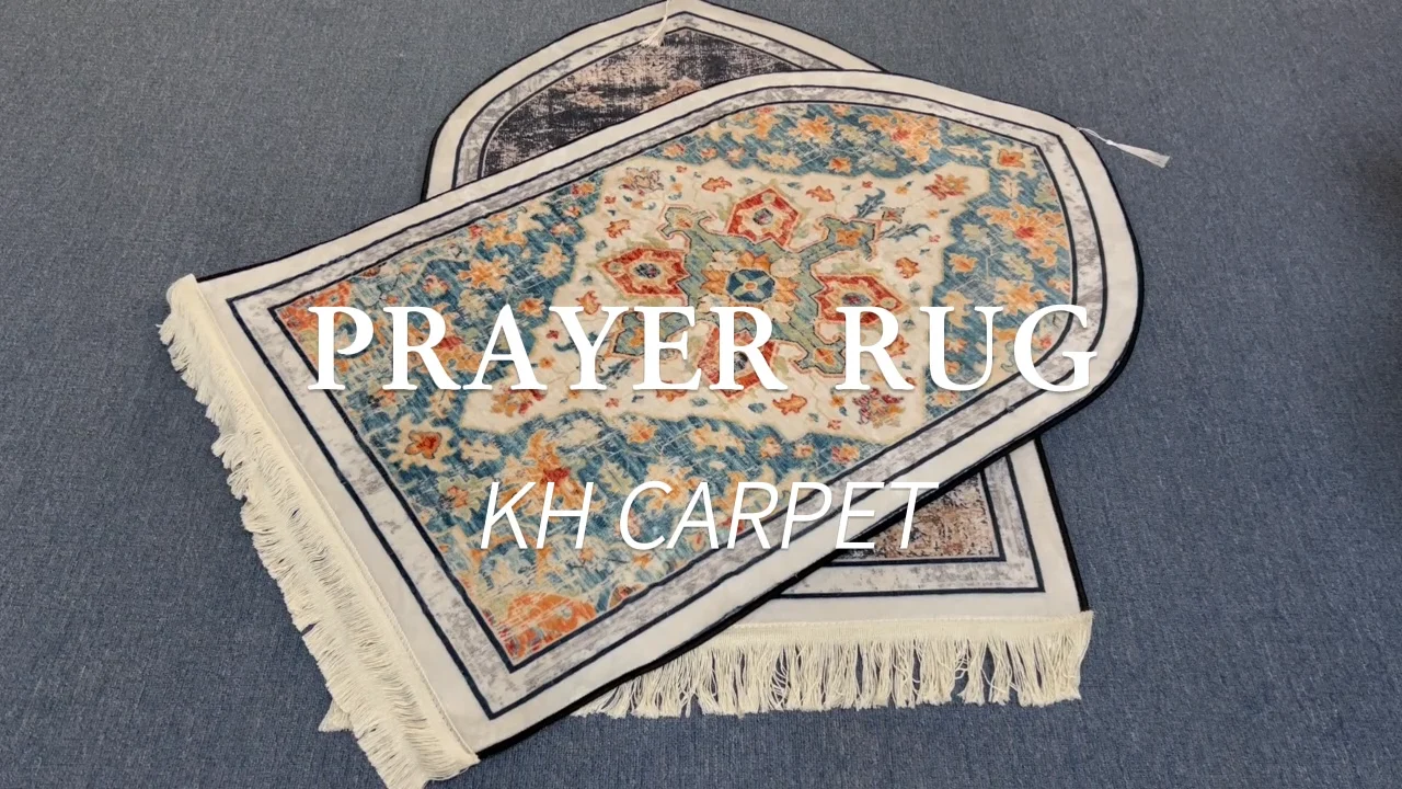 Wholesale New Design Muslim Prayer Mat Gift Set Anti Slip Thick Prayer ...