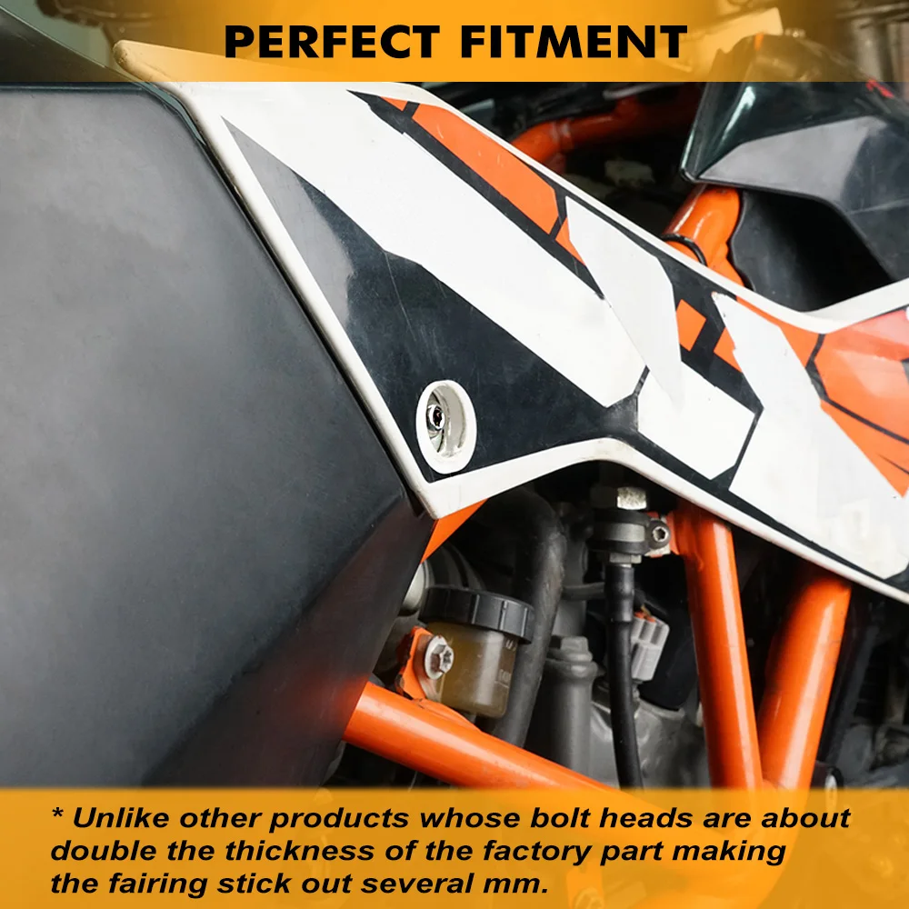 Nicecnc 2x Subframe Tank Reinforcement Kit For Hus Qvarna 701 Enduro ...